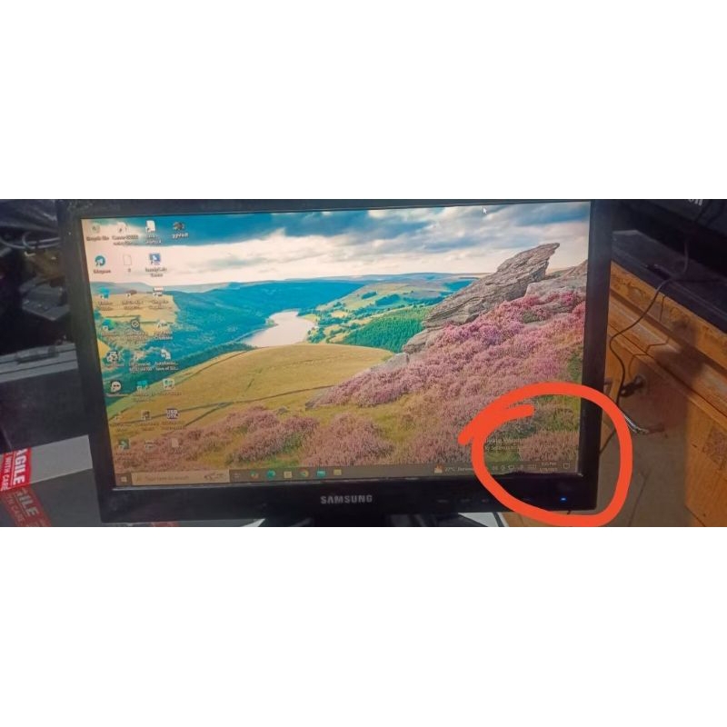 Jual monitor lcd komputer Samsung 19 in minus tompel | Shopee Indonesia
