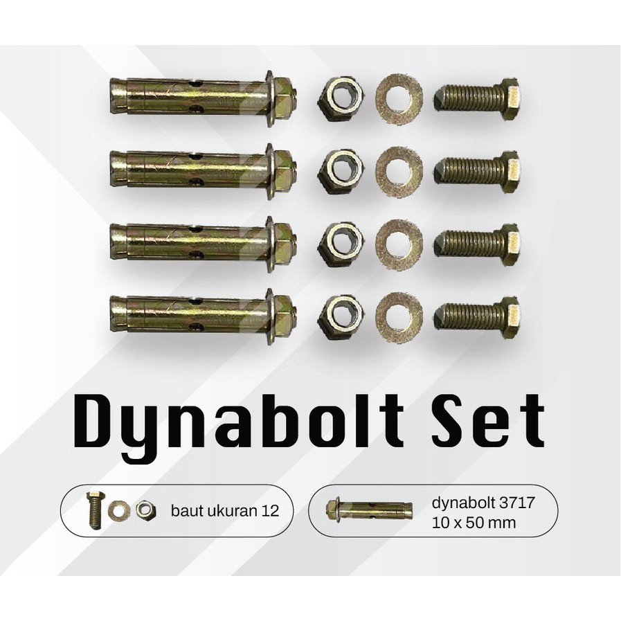Jual DYNABOLT / DINABOLT SET ( UNTUK BRAKET AC ) | Shopee Indonesia