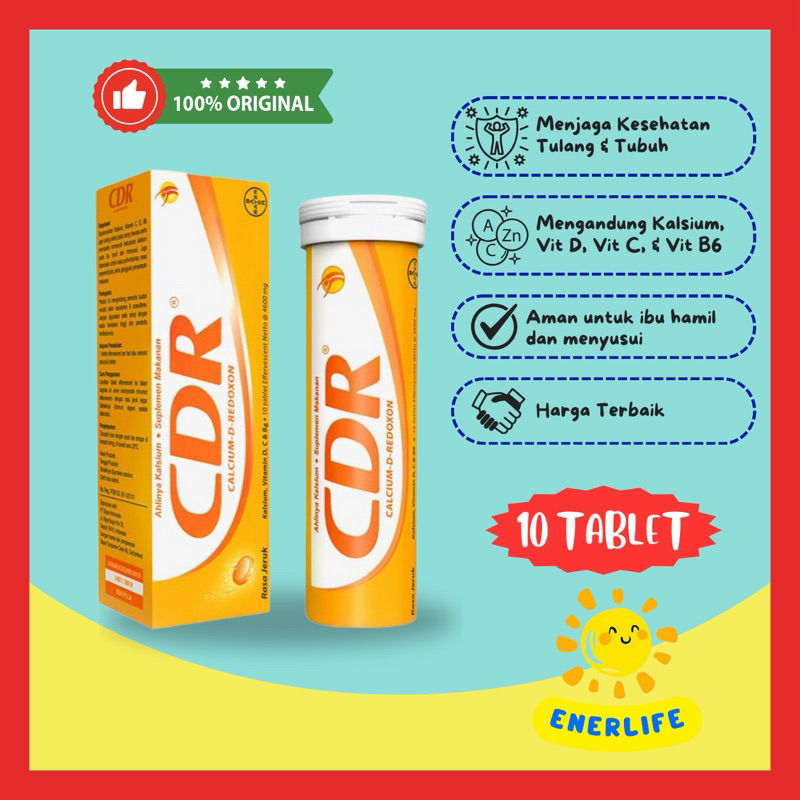Jual CDR Suplementasi Kalsium & Multivitamin untuk Tulang Sehat 10 ...
