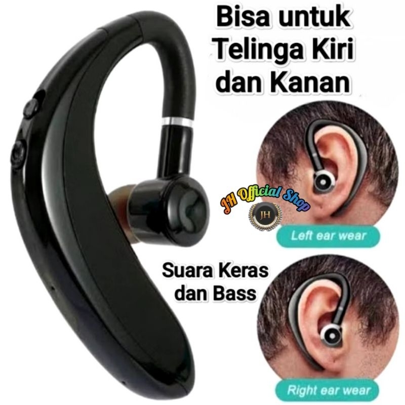 Jual HEADSET BLUETOOTH HANSET MUSIC WIRELESS BASS HANDSFREE TELEPON ...