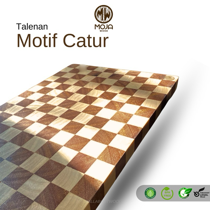 Jual MOJA WOOD l TALENAN MOTIF CATUR JATI x DAMAR FOOD GRADE ANTI JAMUR ...