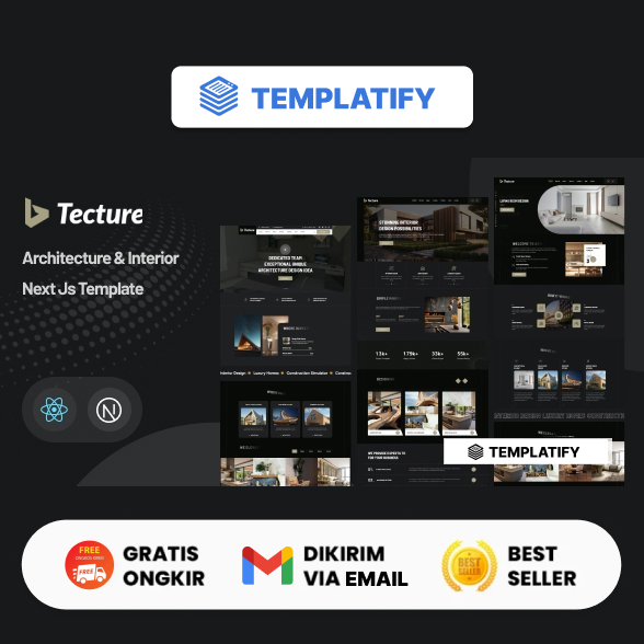 Jual Tecture - Architecture & Interior React Next Js Template Other ...