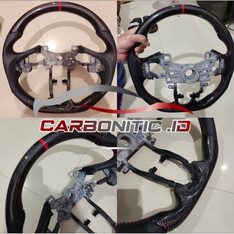 Jual Lingkar Stir Custom Honda Hrv | Jazz Gk5 | City Gm6 Carbon Kevlar ...