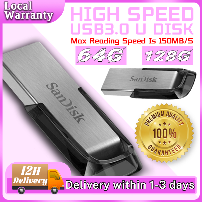 Jual SANDISK Flashdisk SanDisk 64Gb - 128GB USB 3.0 Ultra Flair CZ73 ...