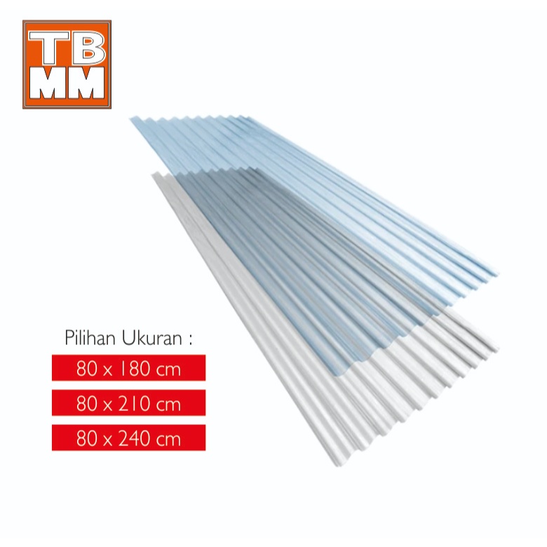 Jual ATAP FIBER BENING TRANSPARAN / FIBER GELOMBANG TRANSPARAN | Shopee ...