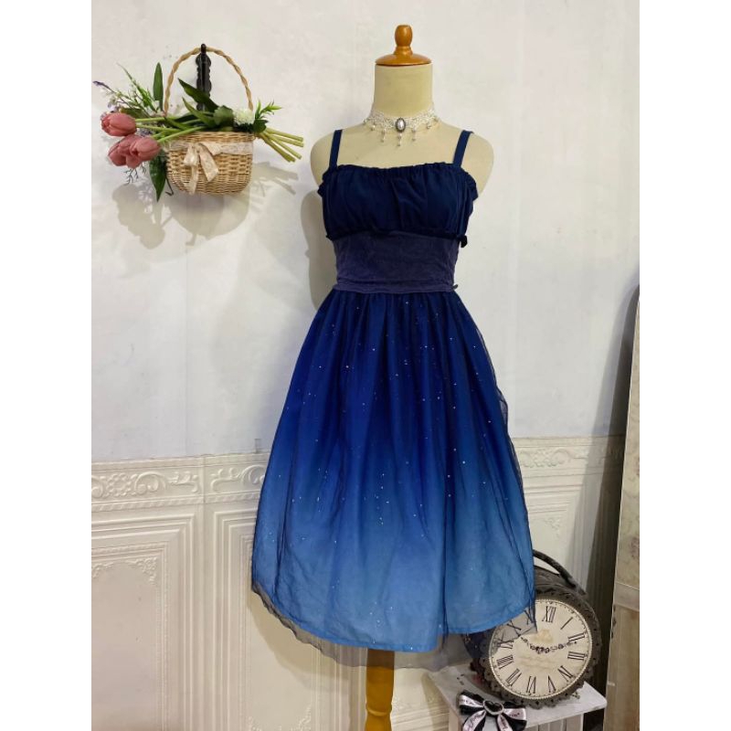 Jual Dress lolita sailor cute pattern / gaun noni belanda kawaii ...