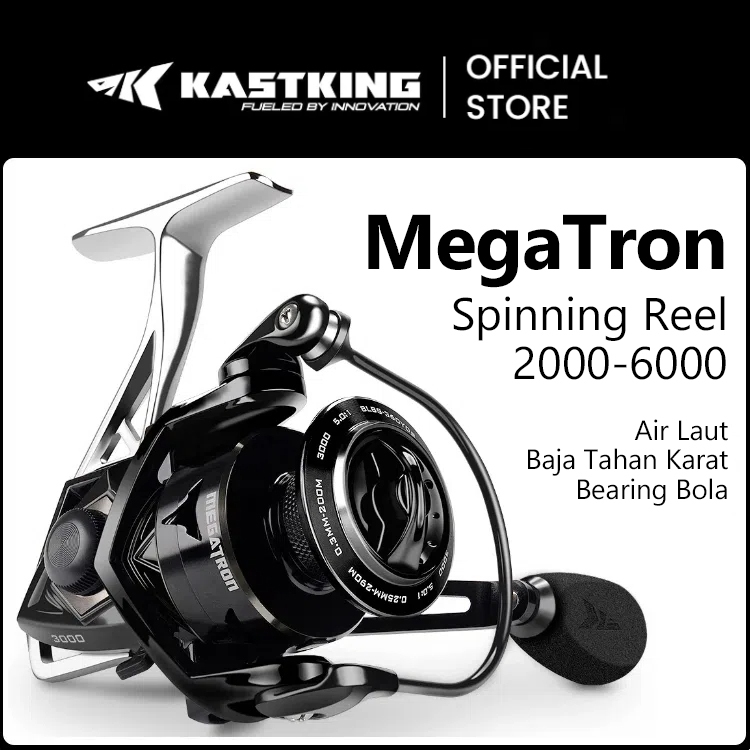 Jual [100% ASLI] Kastking MEGATRON Reel Pancing Spinning Fishing Reels ...