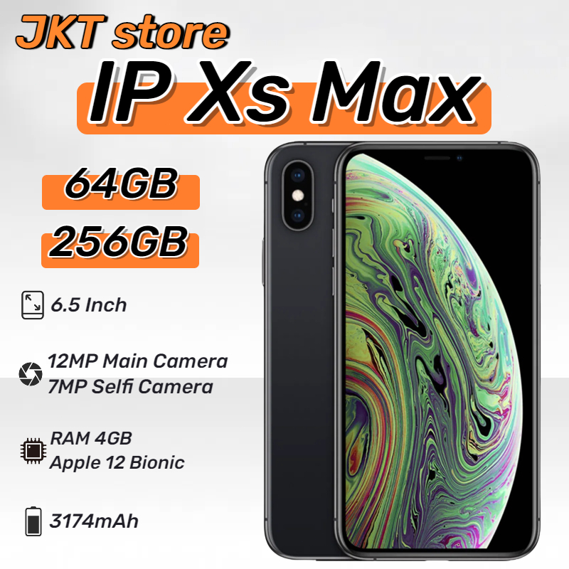 Jual IP Xs Max 64GB 256GB Second Original 100% Fullset Mulus iCloud ...