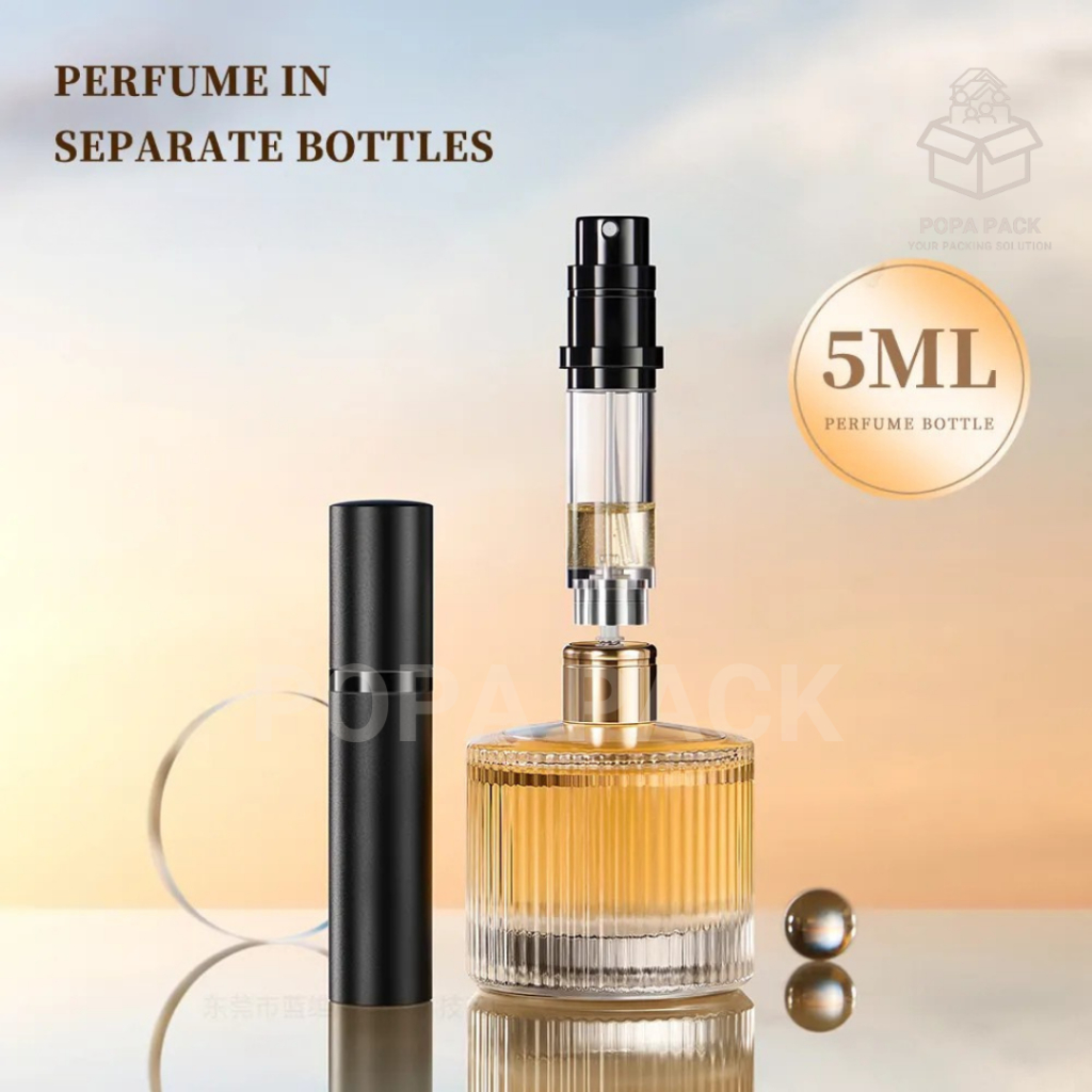 Jual Popa Botol Spray 5ml Premium Aluminium Isi ulang refillable Travel ...