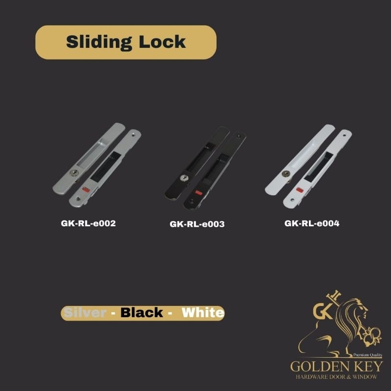 Jual KUNCI PINTU SLIDING LOCK GESER SET HANDLE / KUNCI SLIDING DOOR ...
