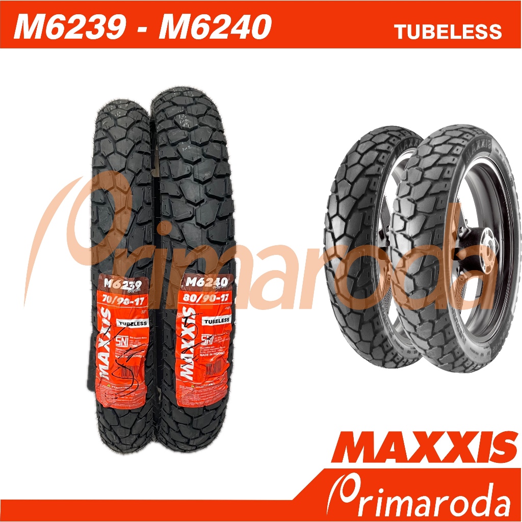 Jual Sepasang Ban Honda Supra X 125 Tubeless Maxxis M6239 M6240 ...