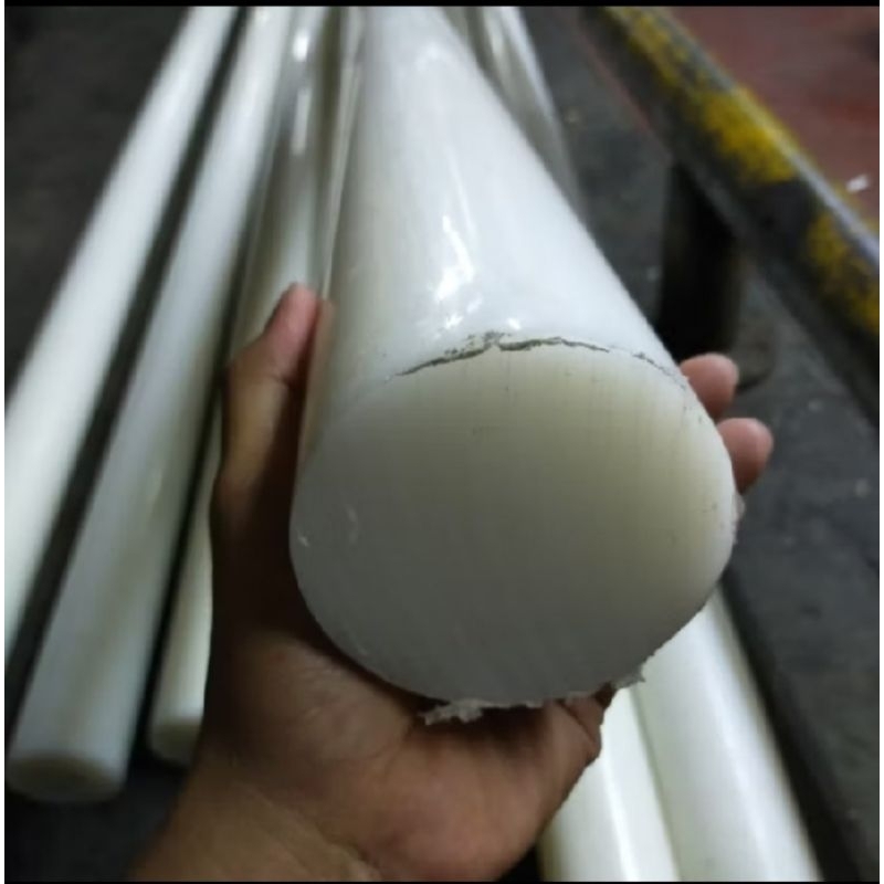 Jual PE HDPE Polyethylene Rod batangan putih 10mm x 100cm | Shopee Indonesia