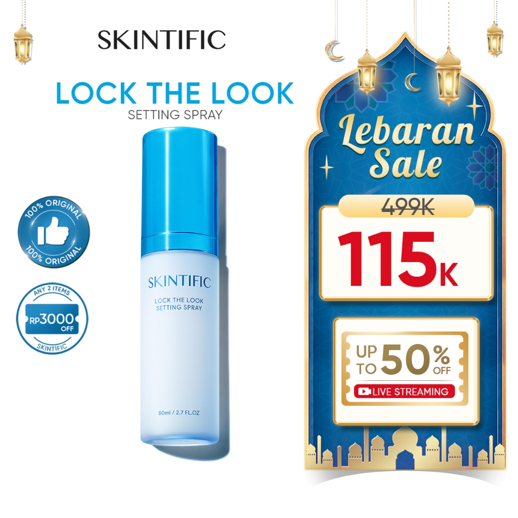Jual SKINTIFIC - Lock The Look Setting&Finishing Spray 80ml & Matte ...
