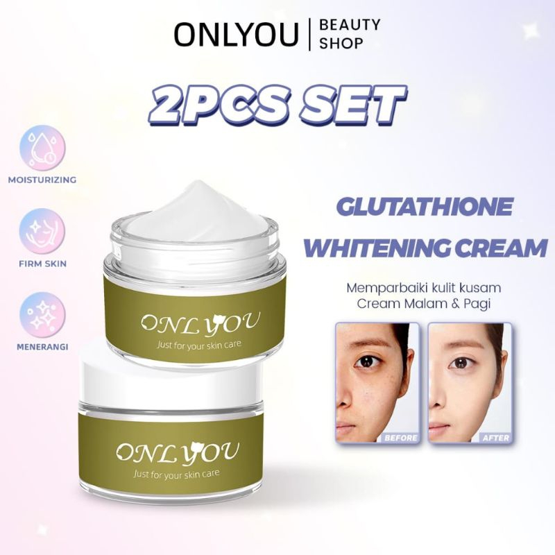 Jual BELI 1 GRATIS 1 ONLYOU WHITENING ESSENCE CREAM PEMUTIH LUXURIOUS ...