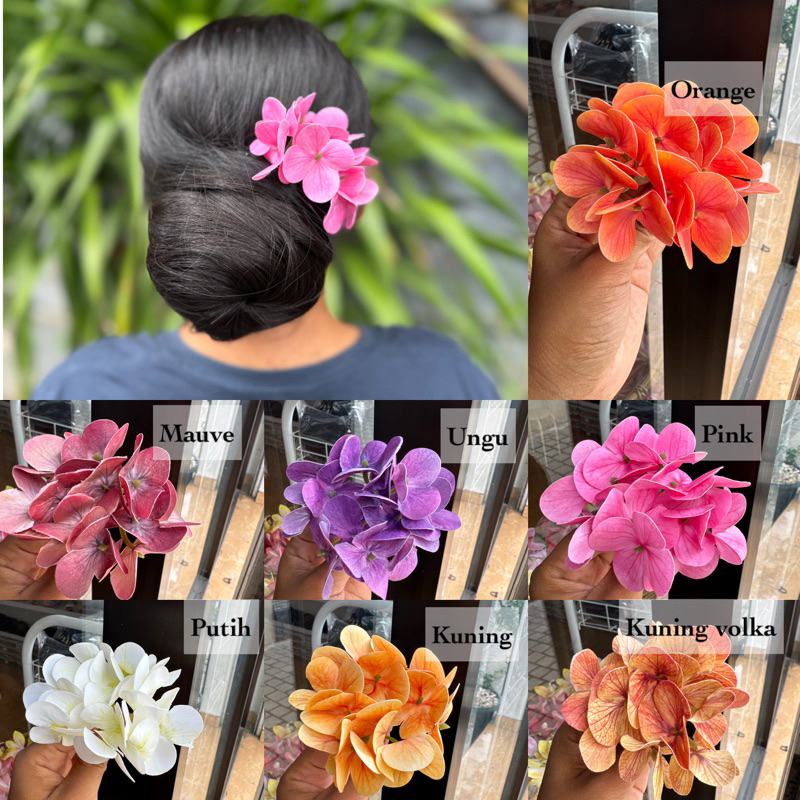 Jual BUNGA TANGKAI KEMBANG SERIBU LATEX/ BUNGA SANGGUL | Shopee Indonesia