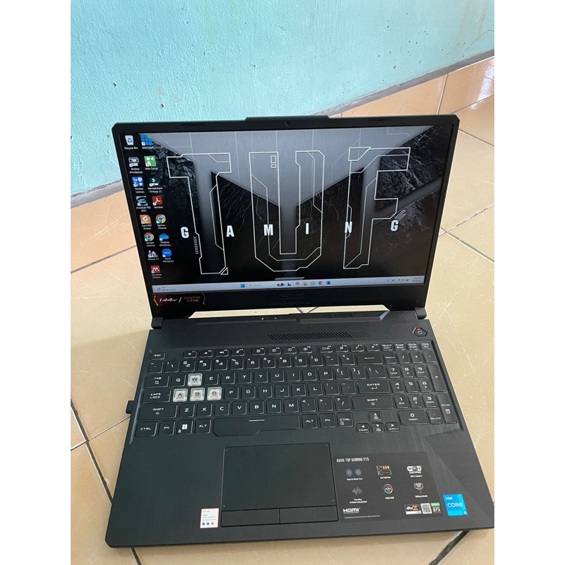 Jual Laptop Asus TUF FX506H Intel core i5 11400, RTX3050,SSD 512 (Bekas ...