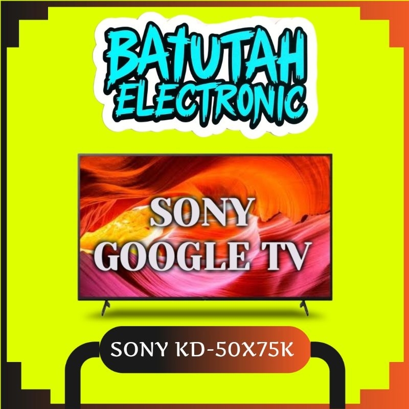 Jual SONY Bravia X75K 50 Inch 4K HDR TV,Smart TV KD-50X75K Original ...