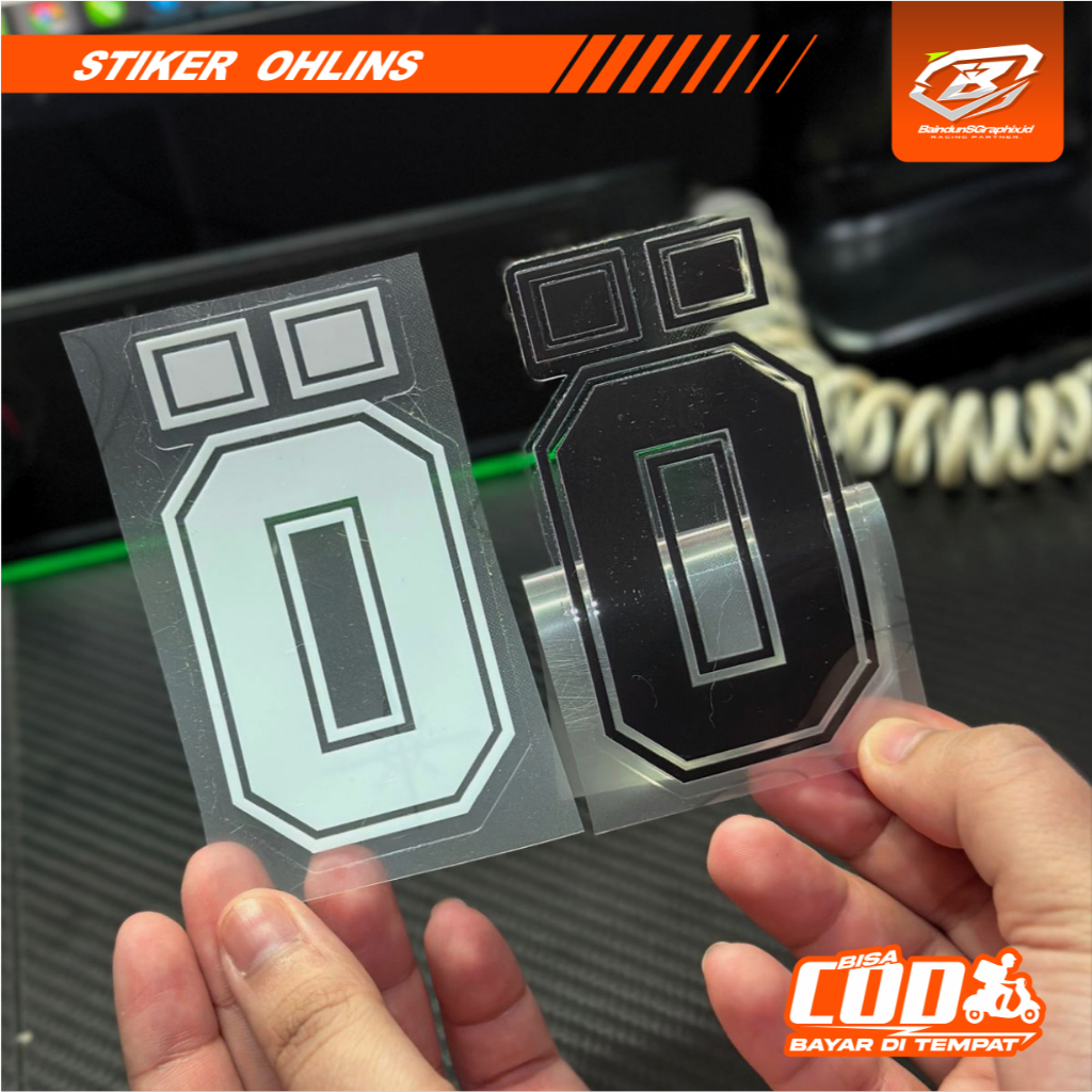 Jual STIKER LOGO OHLINS MODEL O STICKER TRANSPARAN | Shopee Indonesia