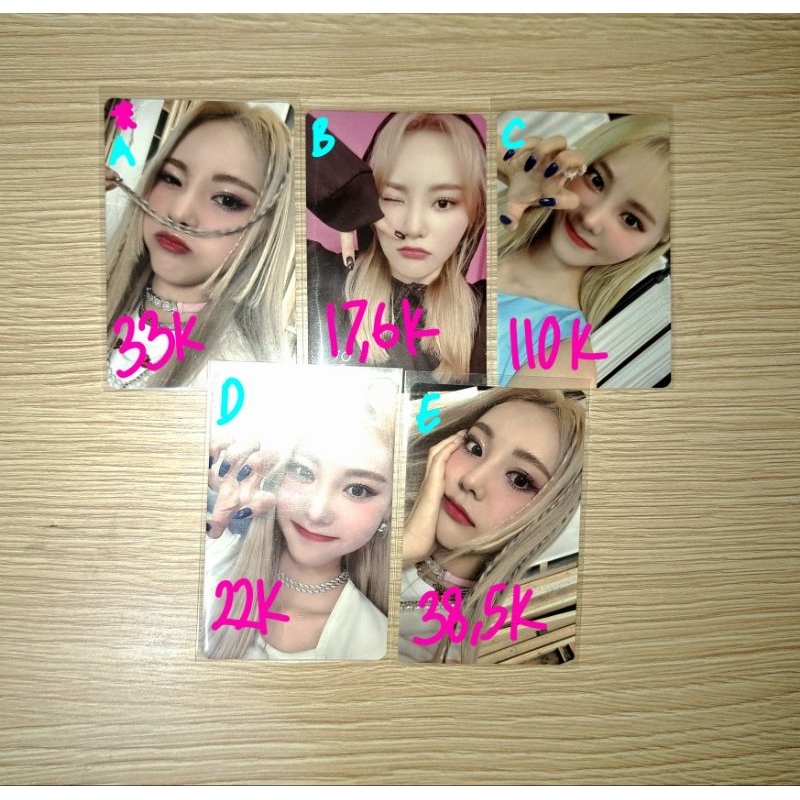 Jual loona jinsoul monchichi eyepatch tc seoul sg22 sg20 pc photocard ...
