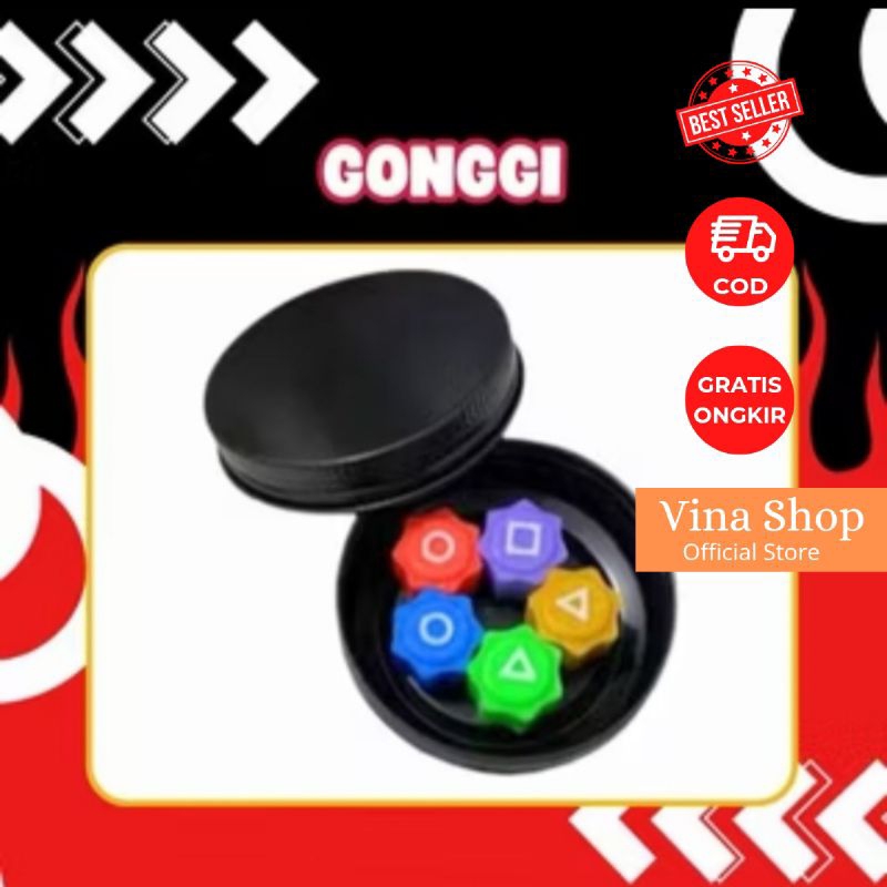 Jual Dadu Squid Game Dadu Warna Warni Gonggi | Shopee Indonesia