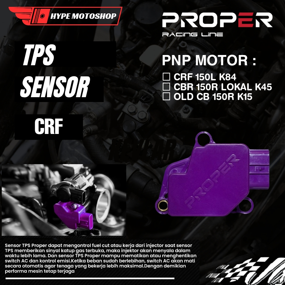 Jual SENSOR TPS PROPER RACING LINE THROTTLE POSITION SENSOR MOTOR HONDA ...