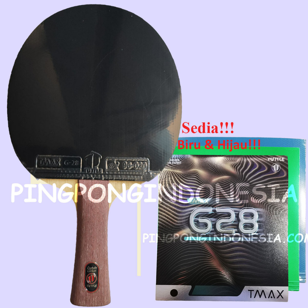 Jual Paket Tuttle Tmax 7L - Set Rakitan Blade Pingpong Kayu Tenis Meja Tuttle Tmax G28 Cover Bat ...