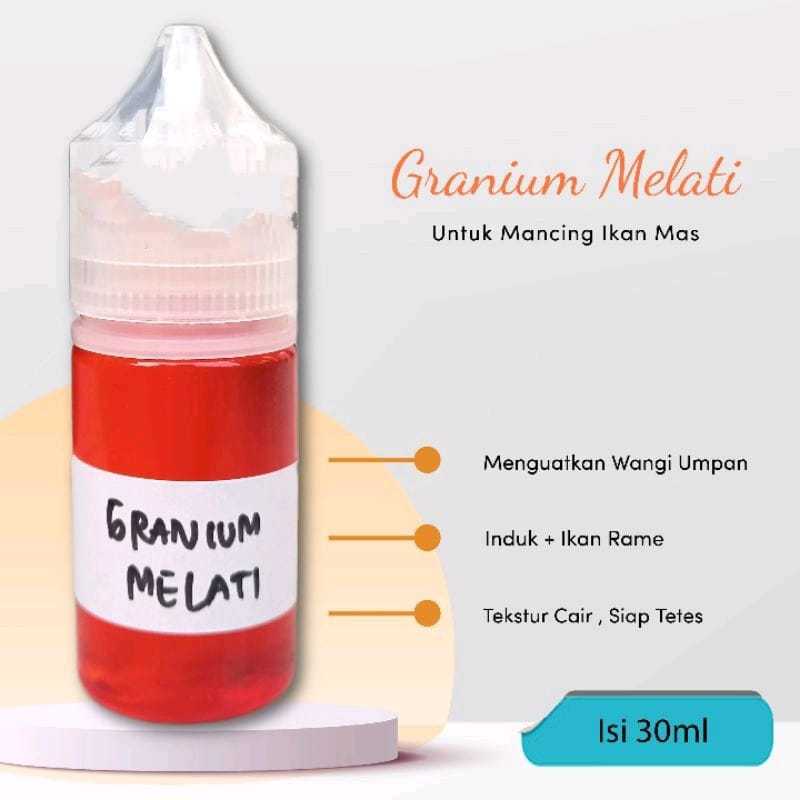 Jual ESSEN IKAN MAS GRANIUM MELATI PREMIUM 30ML | Shopee Indonesia