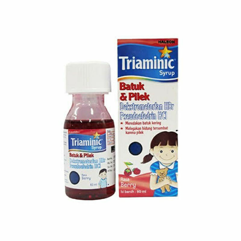Jual Triaminic Batuk & Pilek Sirup Rasa Berry 60 ml | Shopee Indonesia