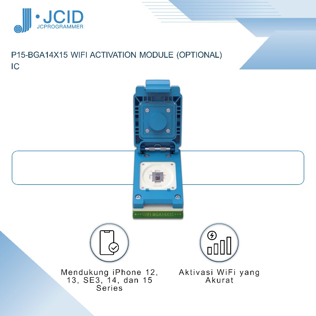 Jual ALAT SOFTWARE JCID SOCKET P15-BGA14X15 WIFI ACTIVATION MODULE ...