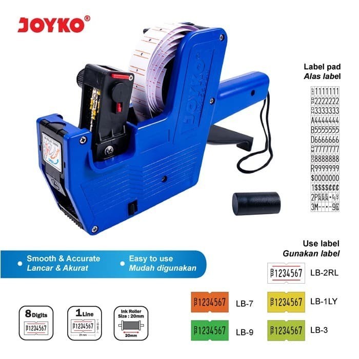 Jual Mesin Alat Label Harga Origin Opl 5500 8 Digits - Price labeller 1 ...