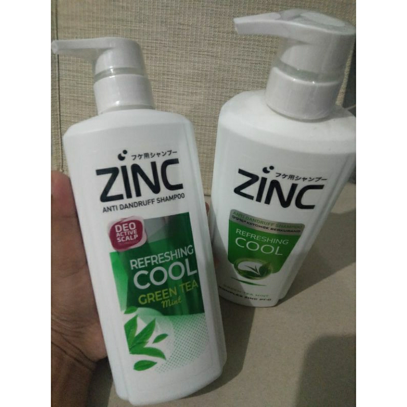 Jual Zinc Anti Dandruff Shampoo Refreshing Cool 450ml | Shopee Indonesia