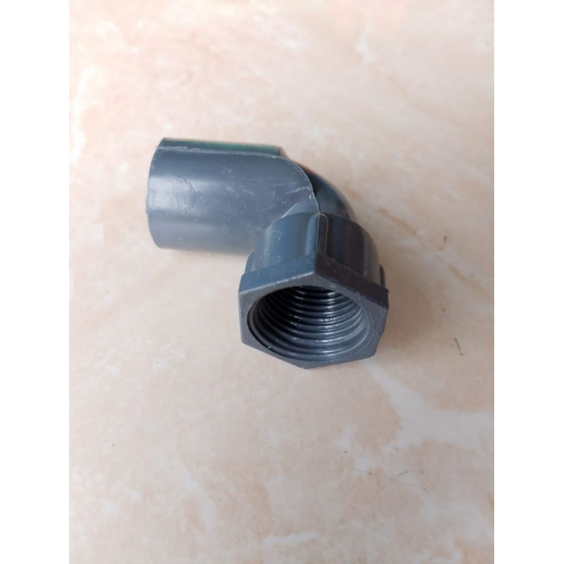 Jual KNEE PIPA DRAT DALAM KNEE PVC 1/2 INCH | Shopee Indonesia