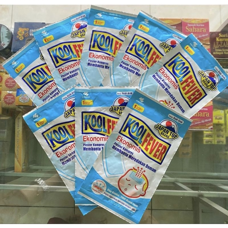 Jual KOOL FEVER ANAK EKONOMIS (Plester Kompres Demam Anak) | Shopee Indonesia