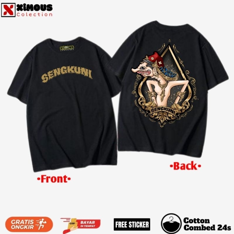 Jual Kaos Baju Sengkuni Vol.4 | Kaos Pewayangan | Indonesia Culture ...