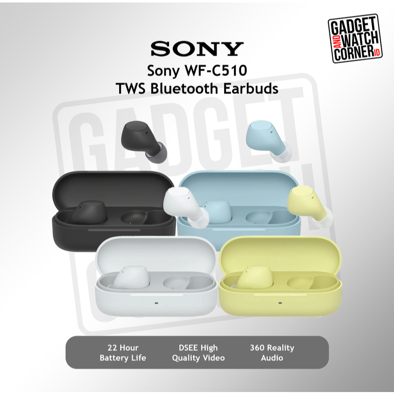 Jual SONY WF-C510 Truly Wireless Earbuds / WFC510 / WF C510 DSEE ...