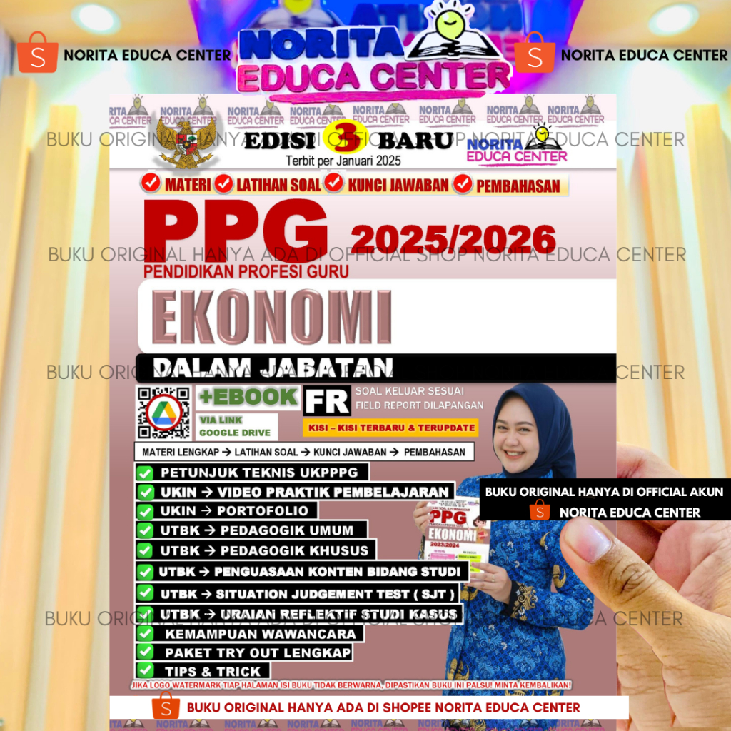Jual BUKU PPG EKONOMI DALJAB DALAM JABATAN NORITA EDUCA CENTER | Shopee Indonesia