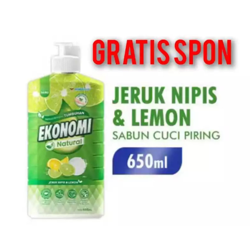 Jual EKONOMI POWER SABUN CUCI PIRING KEMASAN BOTOL 650ML / HARGA MURAH ...
