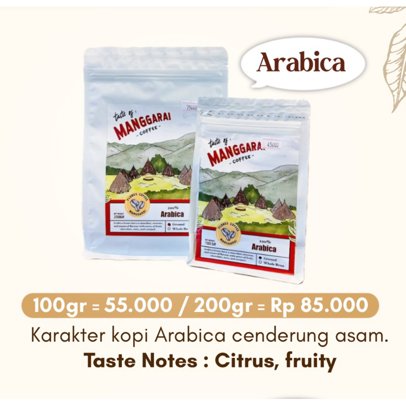 Jual Arabica Manggarai - Kopi Flores Colol Labuan Bajo | Shopee Indonesia
