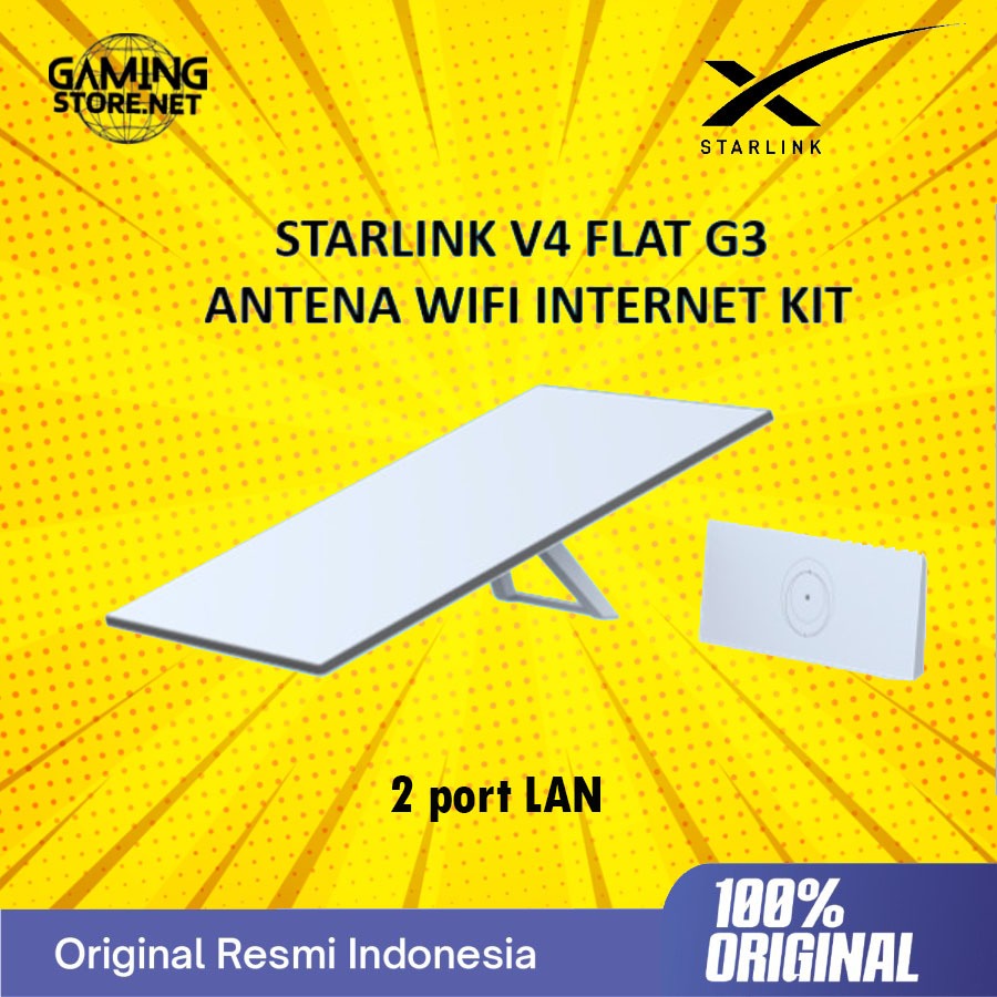 Jual STARLINK V4 Gen 3 Standard Dual WIFI System W/2 LAN Port RJ45 ...