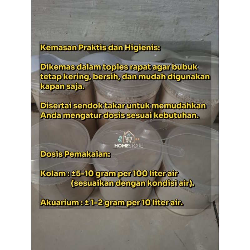 Jual Bubuk Dolomit Kolam Perikanan - Stabilkan pH & Tingkatkan Kualitas ...