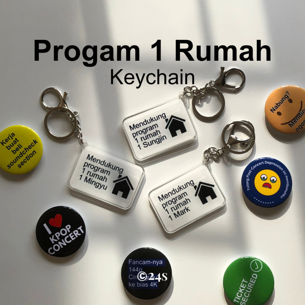 Jual [Settlements] PO Keychain Program 1 Rumah by 24Seasons | Shopee ...