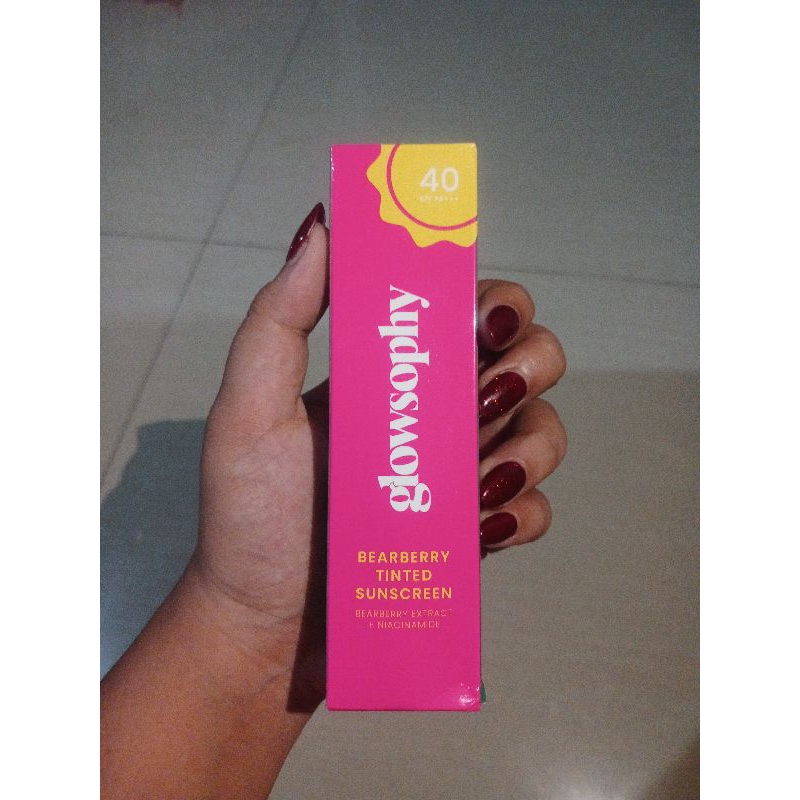 Jual Glowsophy Bearberry Tinted Sunscreen 30ML (NEW) | Shopee Indonesia