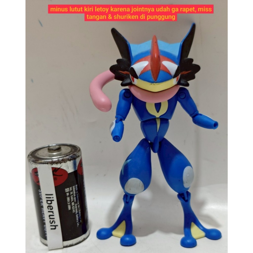 Jual Junk Tomy pokemon ash greninja battle figure multiple point articulation action figure ...
