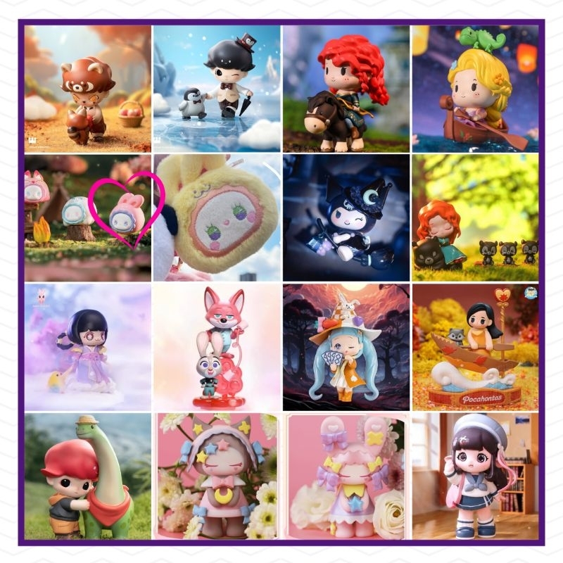 Jual (Part 2) SELECTED Blind Box ORI Pop Mart, Miniso, 52 Toys, Top Toy ...