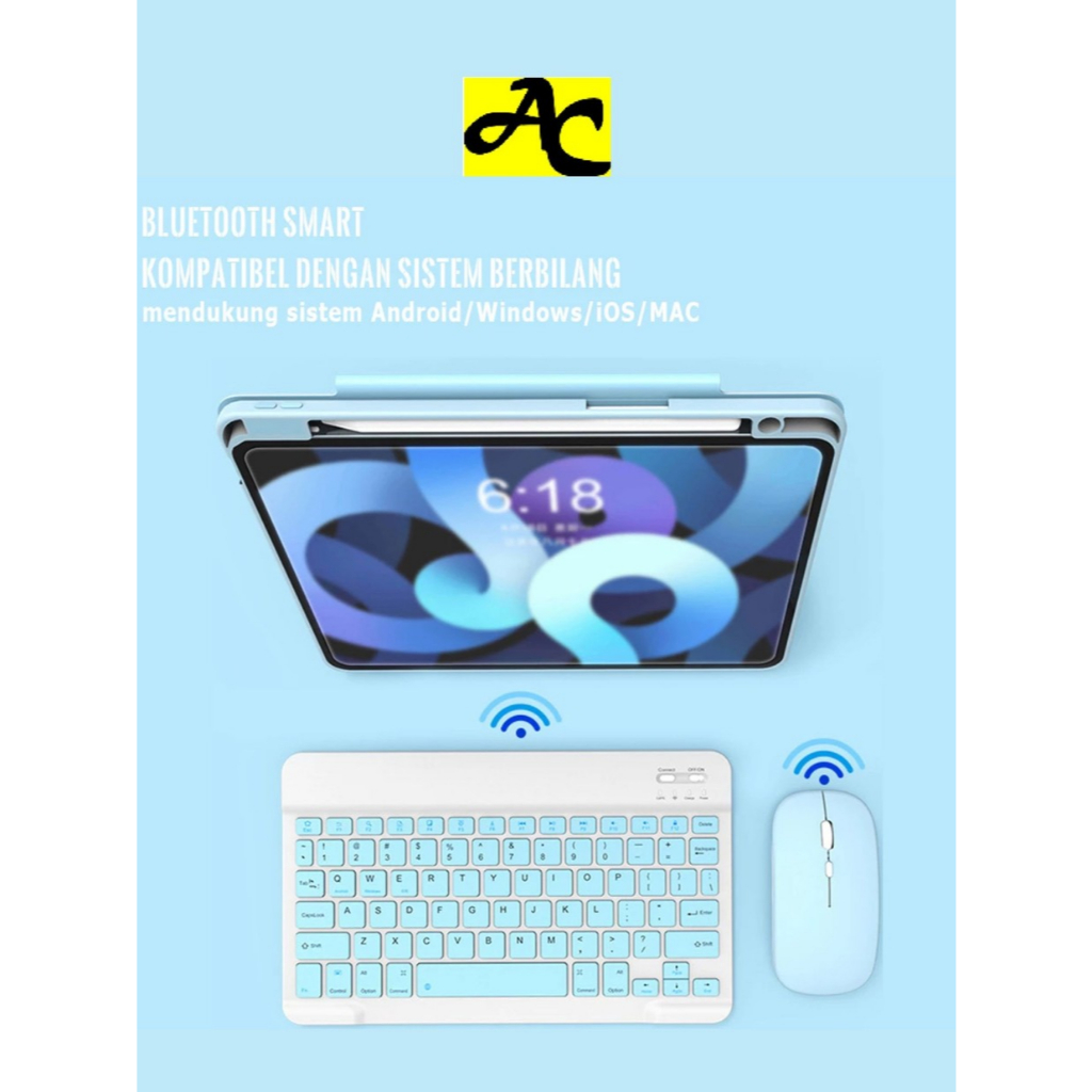 Jual Wireless Keyboard & Mouse Kit V-Tech Series – Bluetooth ...
