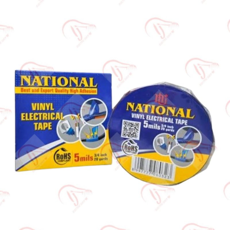 Jual ISOLASI LISTRIK ISOLASI KABEL NATIONAL VINYL ELECTRICAL TAPE ...