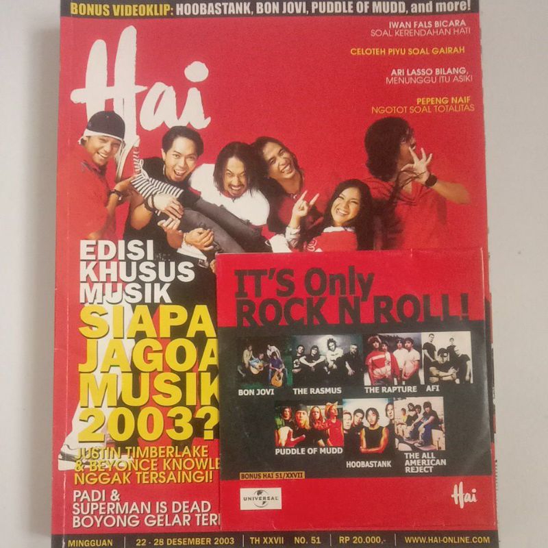 Jual Majalah Hai Tahun 2003 Cover Theresia Pardede (Tere) | Shopee ...