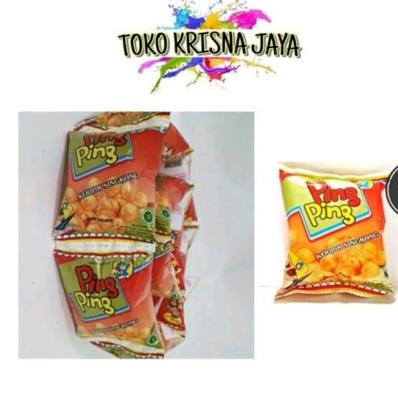Jual PING PING SNACK JADUL MURAH KEMASAN 1 RENCENG ISI 10 PCS | Shopee ...