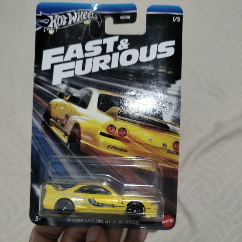 Jual Hot wheels r33 kuning fast furious | Shopee Indonesia