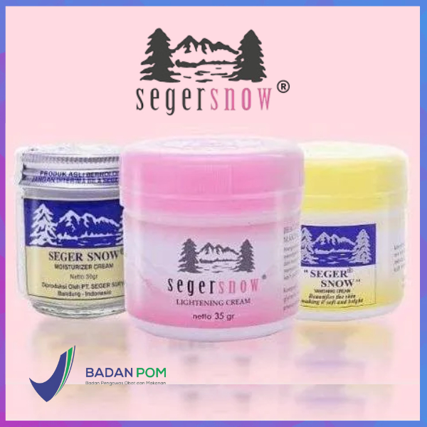 Jual seger snow pelembab wajah moisturizer cream lightening cream ...